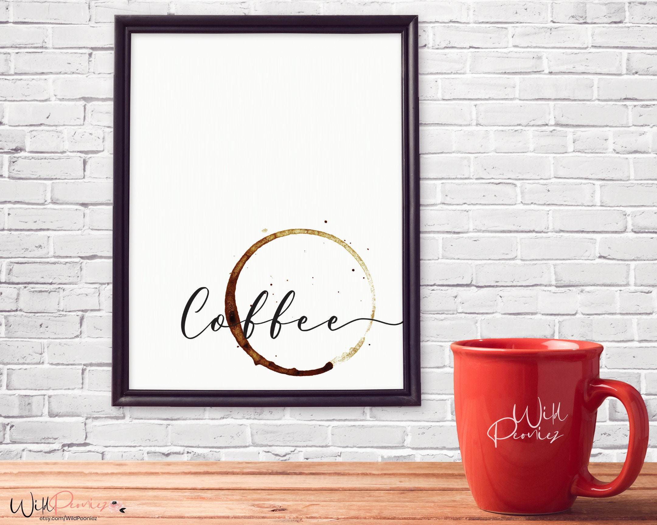 Printable Coffee Wall Art Set, Coffee Art Printable, Coffee Wall Art ...