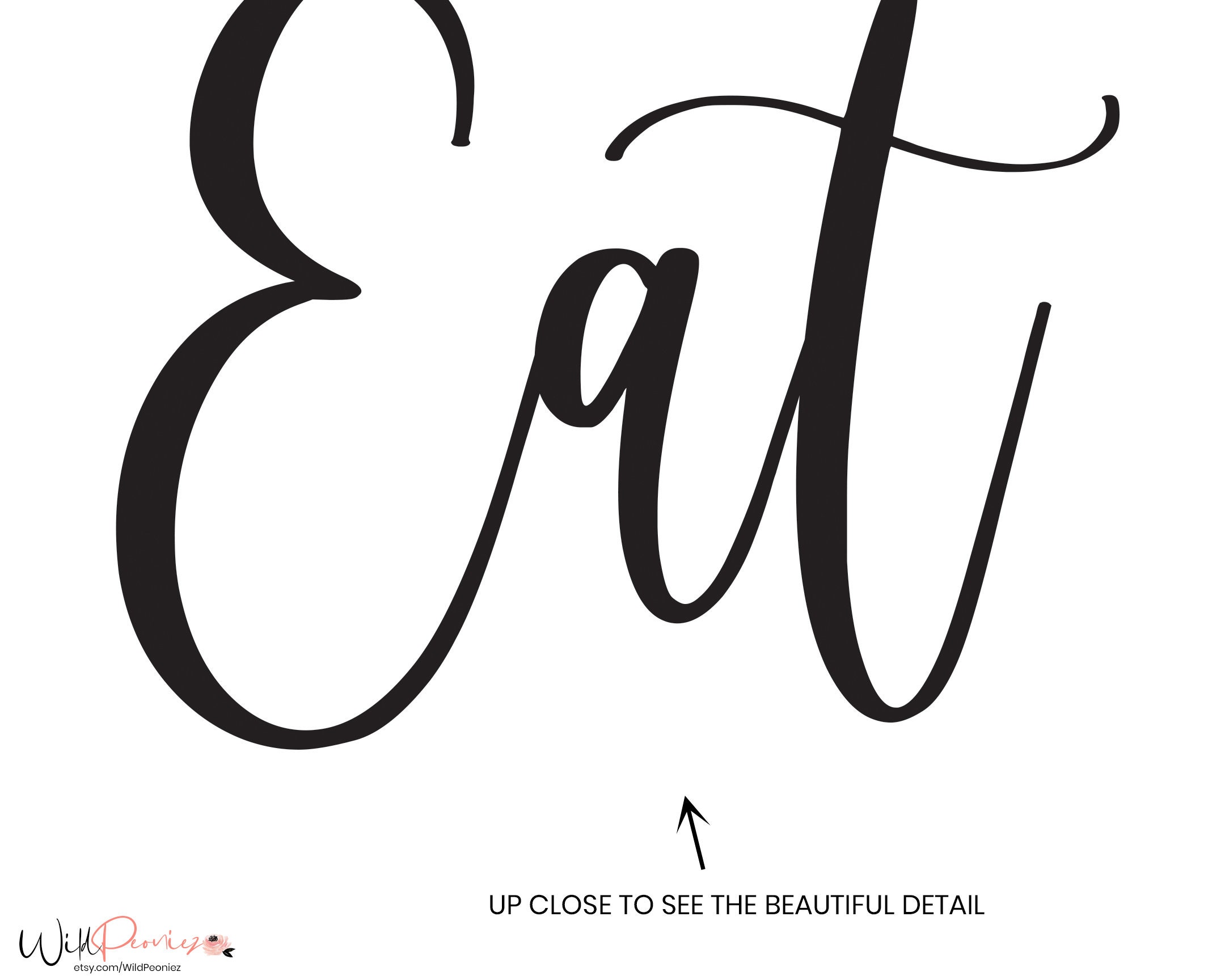 Printable Eat Wall Art Set Eat Printable Eat Wall Art Eat - Etsy