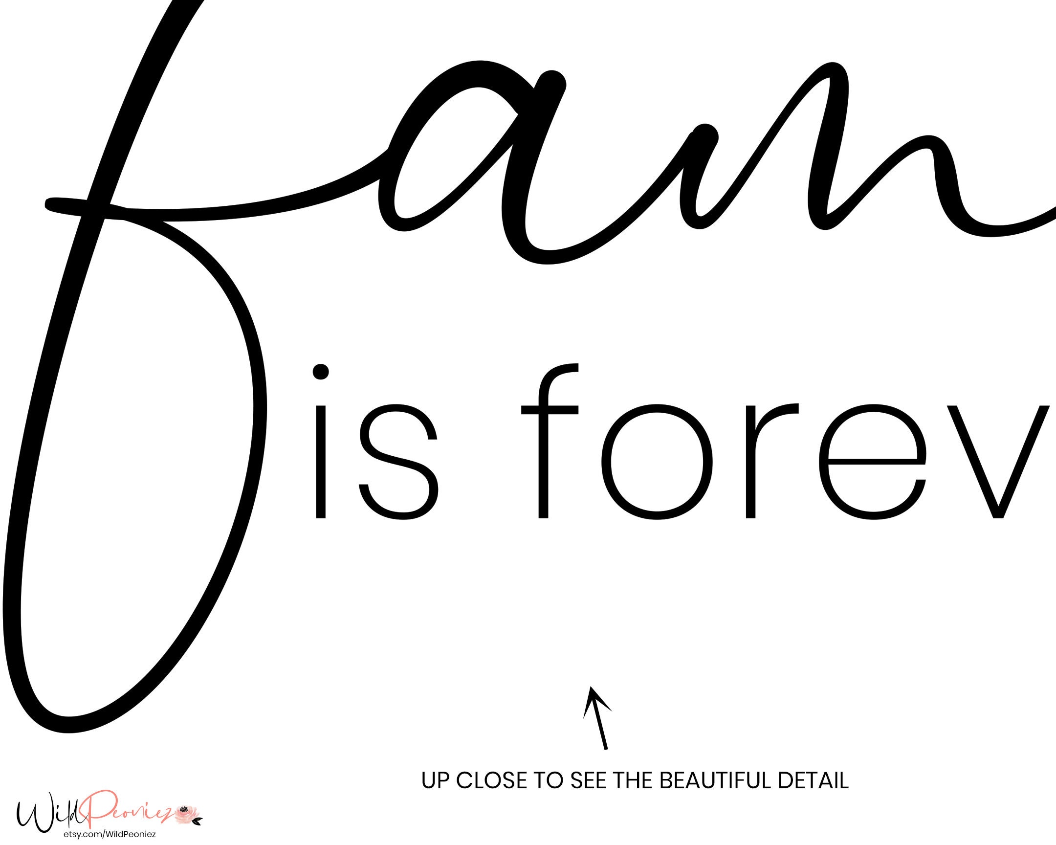 Family is Forever Wall Art Printable Family is Forever Print - Etsy