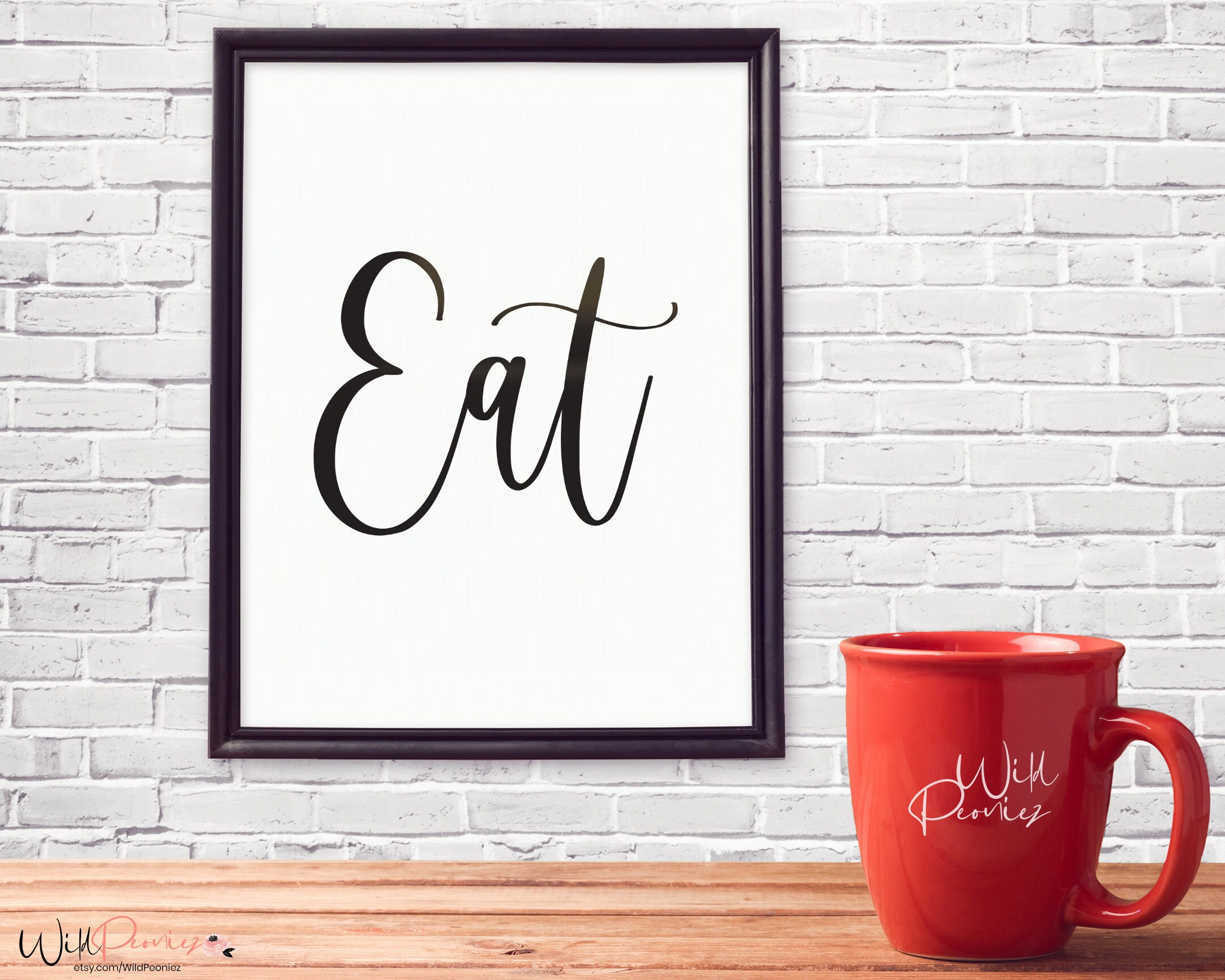 Printable Eat Wall Art Set Eat Printable Eat Wall Art Eat - Etsy