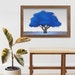 BLUE TREE VER.| Blue Tree Digital Art, Tree Wall Art, Blue/black Art ...