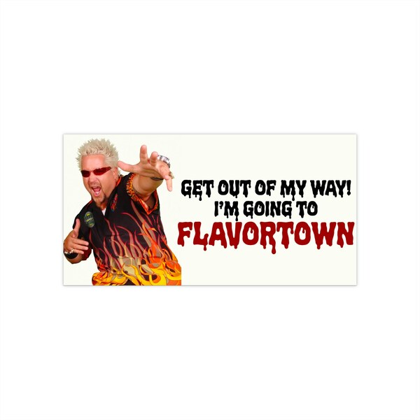 Guy Fieri Car Sticker - Etsy