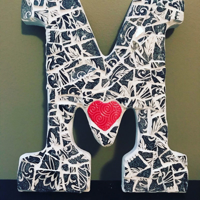 Mosaic Letter - Etsy
