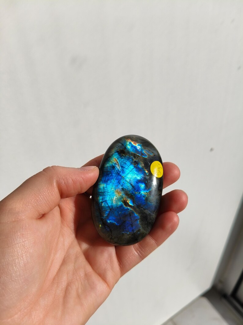 Purple Labradorite Pebble - Stone of Intuitive Protection - 76g - Etsy