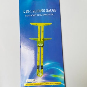 High-quality 5-IN-1 SLIDING GAUGE Measuring Sewing Tool Patchworktailor ...