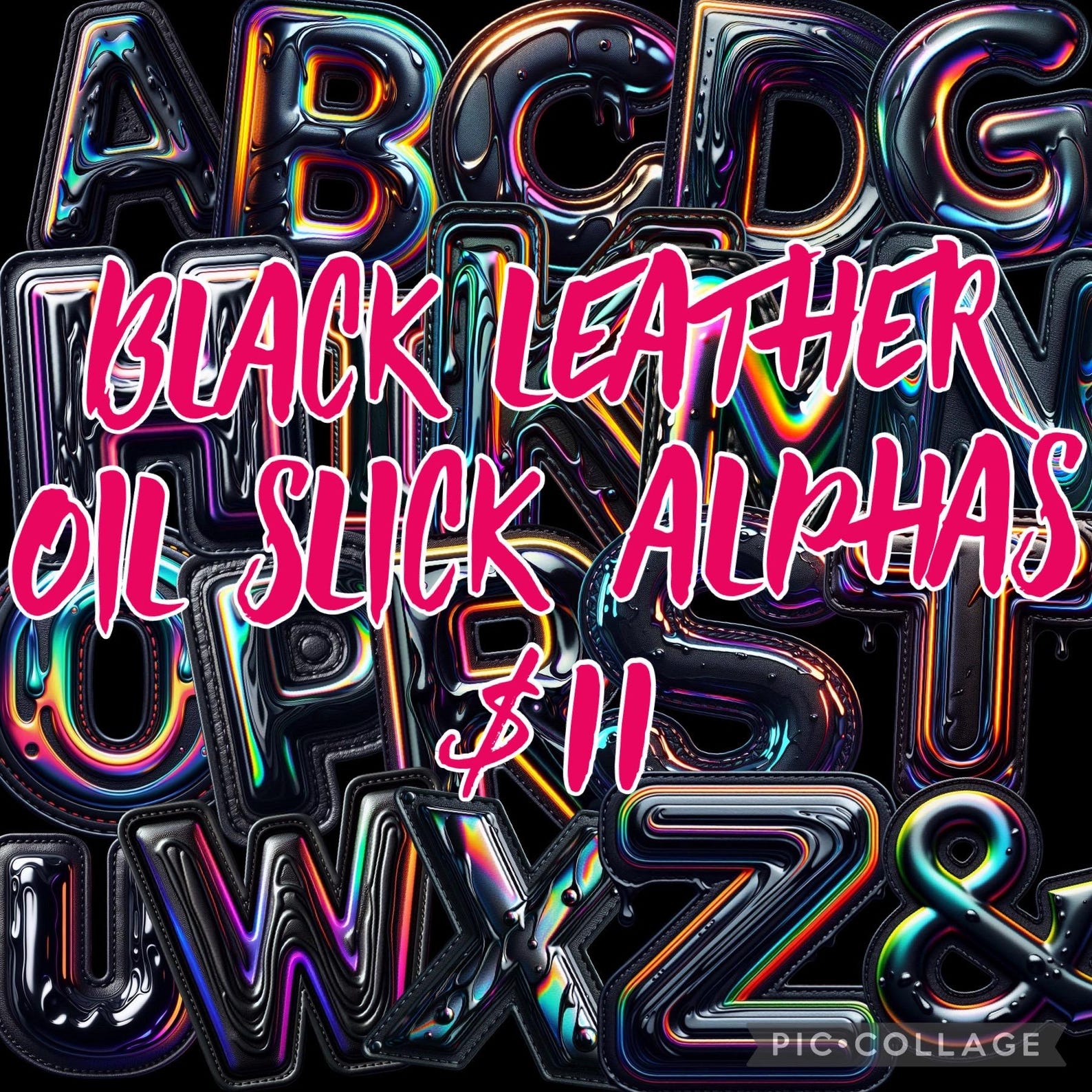 Rainbow Leather Oil Slick Alphas ! 300 Dpi Png. Google Drive, ACCESS ...