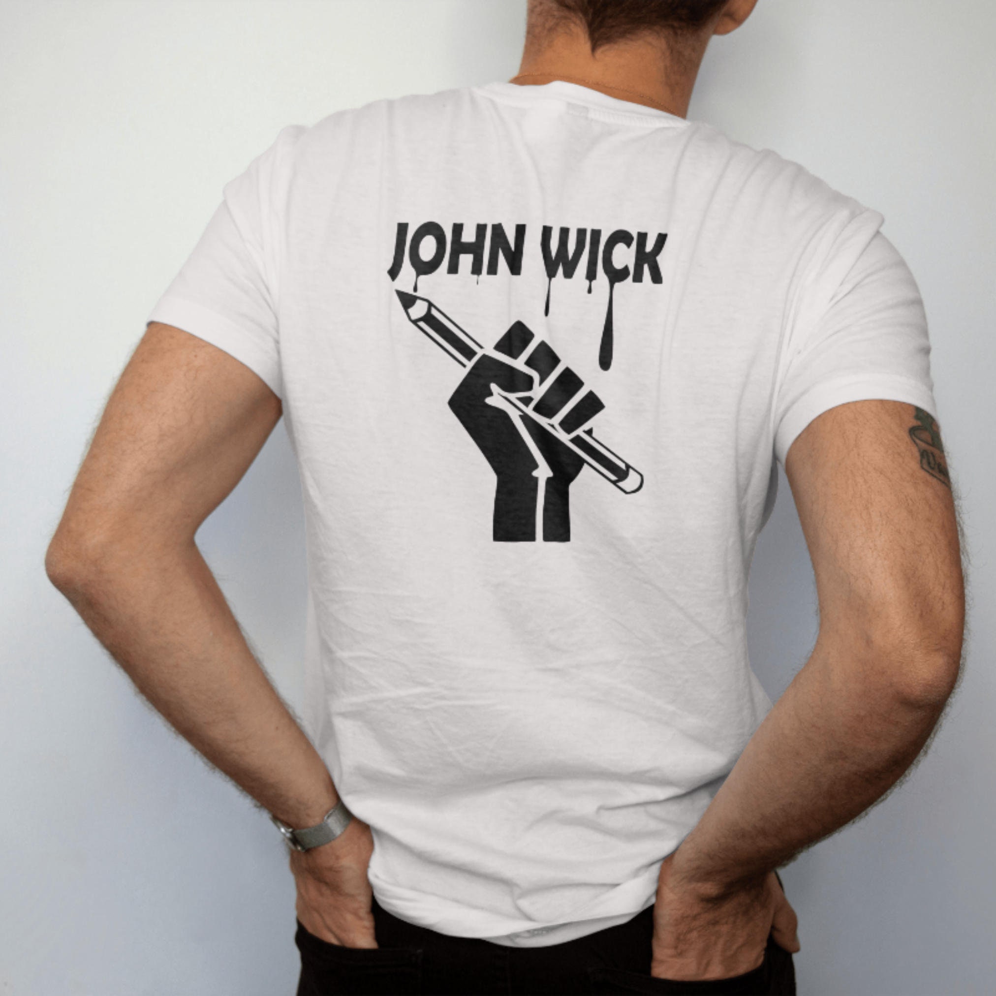 John Wick SVG PNG Pdf Jpg Pencil in Fist Lethal Weapon, Keanu Reeves ...