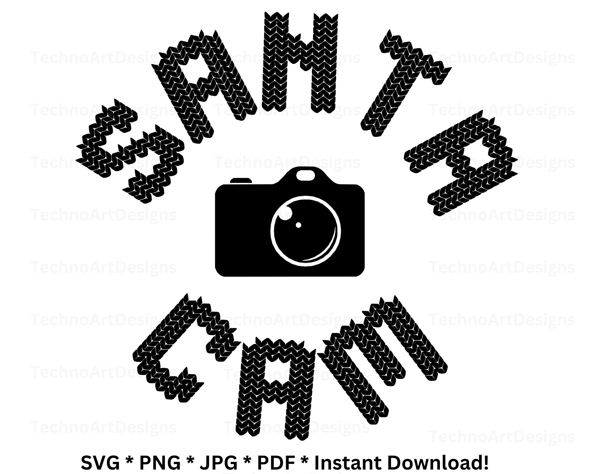 Santa Cam SVG, Simple Santa Cam Ornament SVG, Christmas Cam Decal File ...