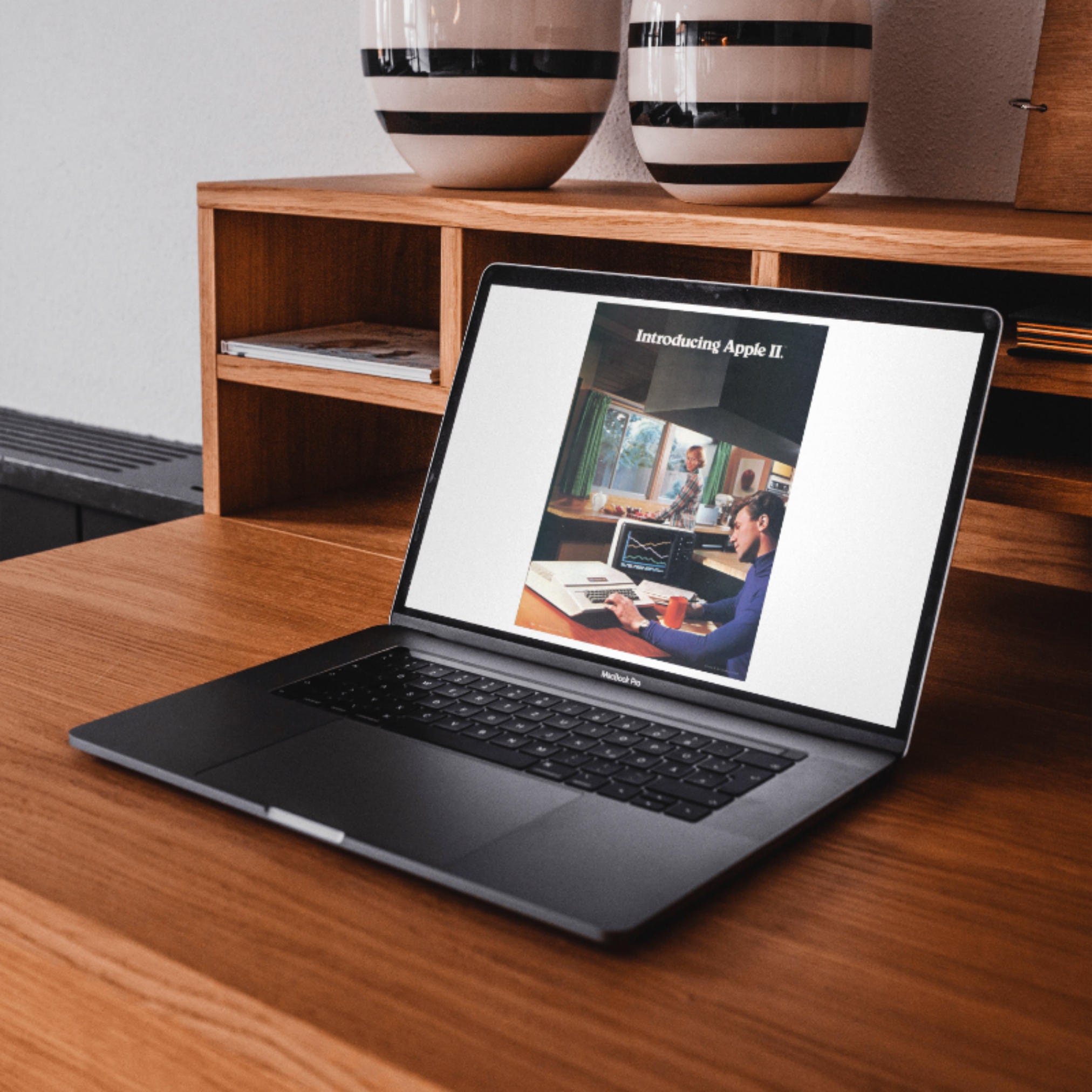 Apple II 2 Series Poster Print Png Jpg Pdf File, Personal Home Computer Advertisement AD Retro ...