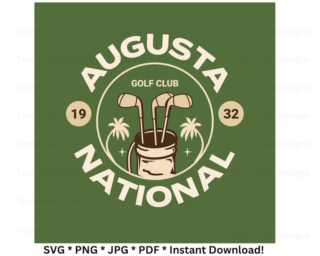 Augusta National Golf Logo Png Svg, Augusta National Golf Club Logo ...