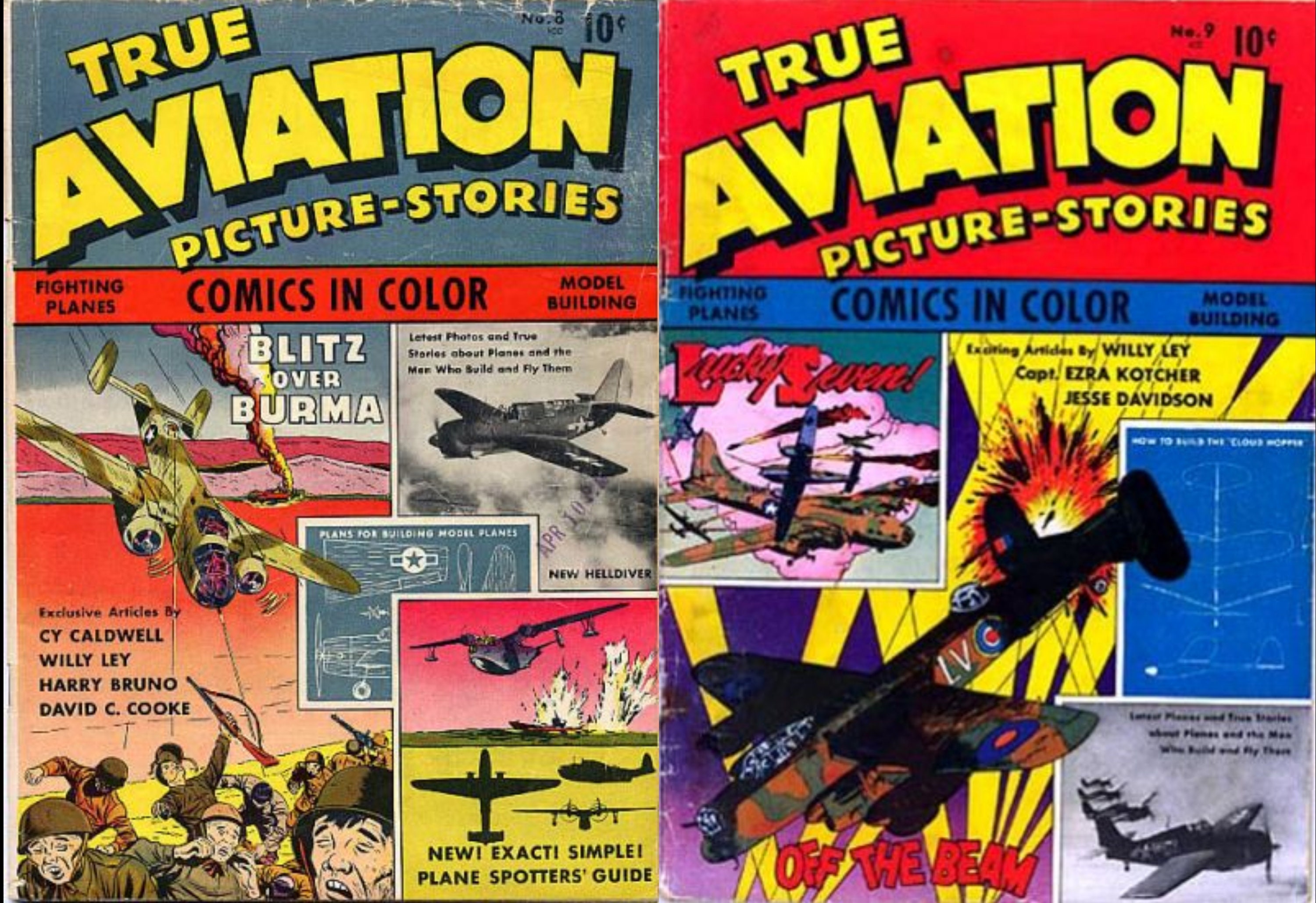 True Aviation Comic, Picture Stories Digest Full Collections, 1942 ...