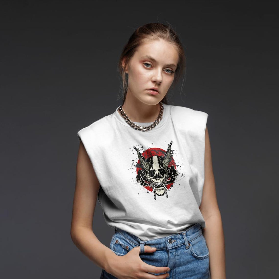 Longhorn Skull SVG, Longhorn Japanese Samurai Mask Skull Svg, Clip Art ...