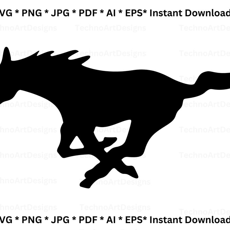 Mustang Svg - Etsy
