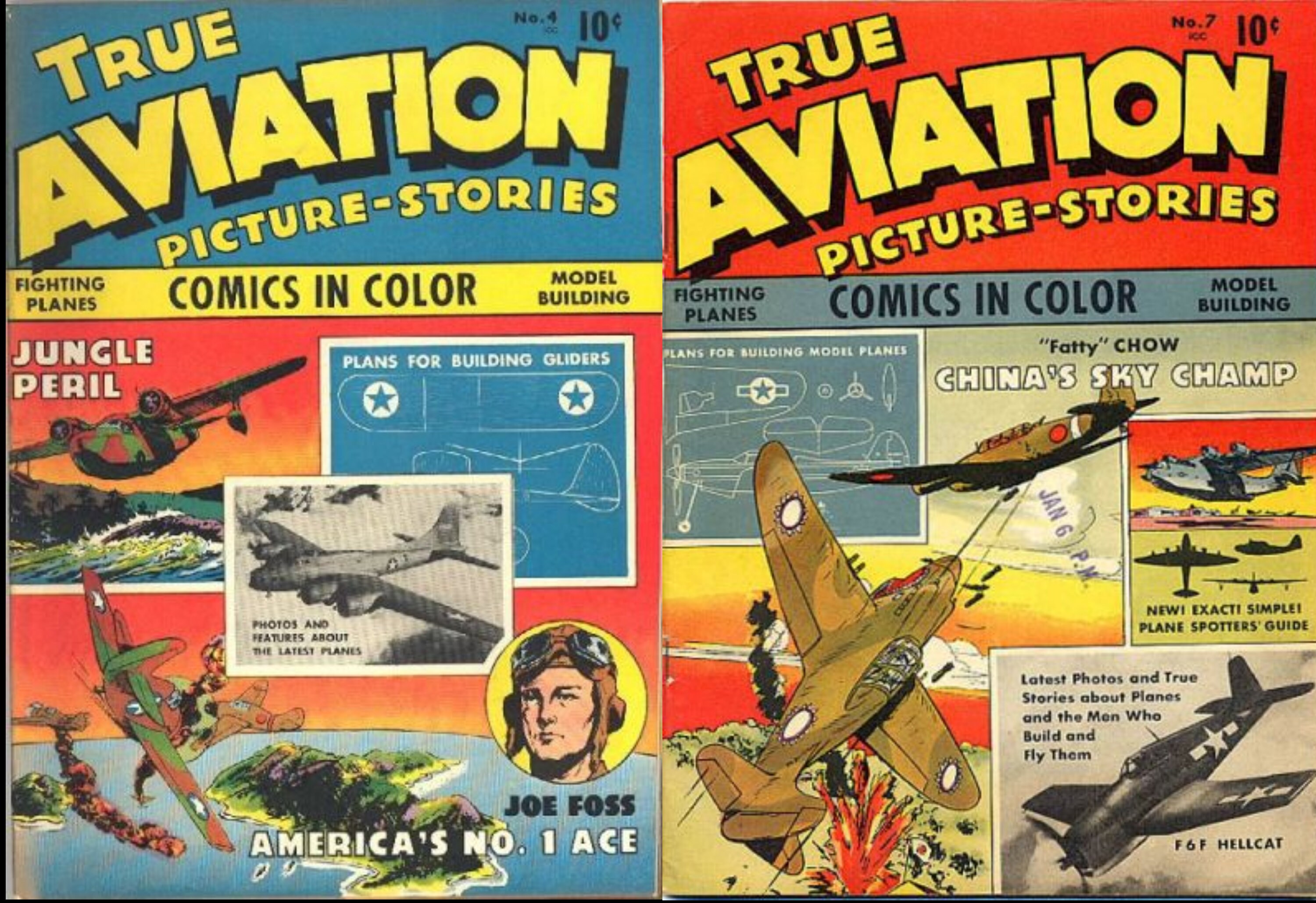 True Aviation Comic, Picture Stories Digest Full Collections, 1942 ...