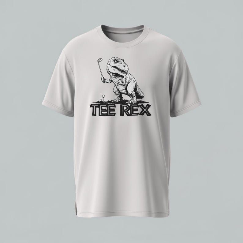 Tee Rex, Golf Shirt for Dad, Tyrannosaurus Rex, T Rex Dinosaur ...