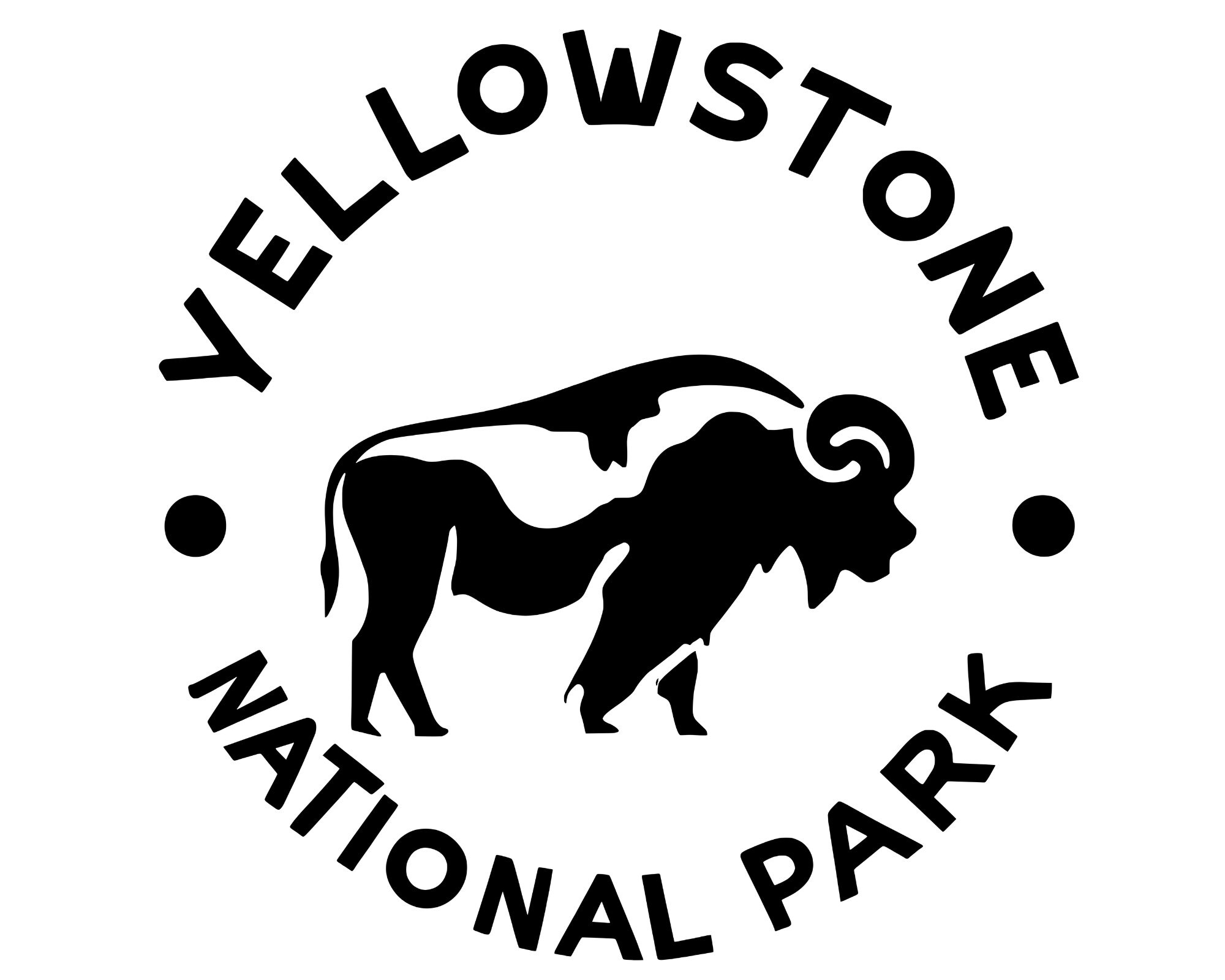 Yellowstone SVG, Yellowstone Hiking SVG, Yellowstone National Park Logo ...