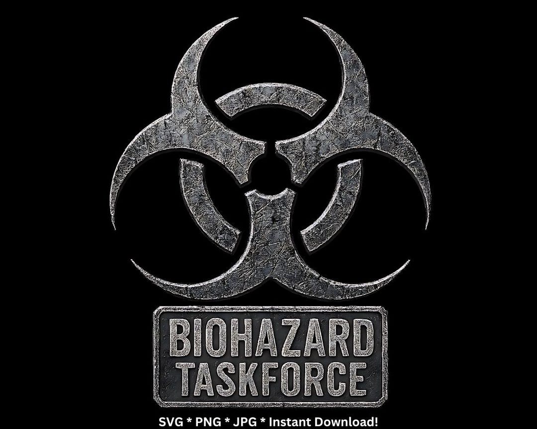 Biohazard Taskforce SVG, Funny Halloween Costume Png, Zombie Outbreak ...