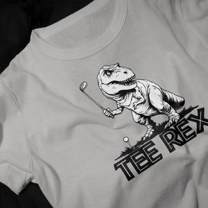 Tee Rex, Golf Shirt for Dad, Tyrannosaurus Rex, T Rex Dinosaur ...