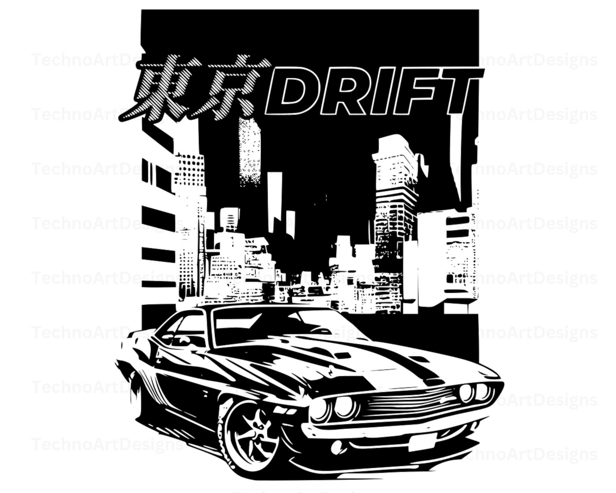 Tokyo Drift Fast Furious Japanese JDM Street Racing Legend Artwork ...
