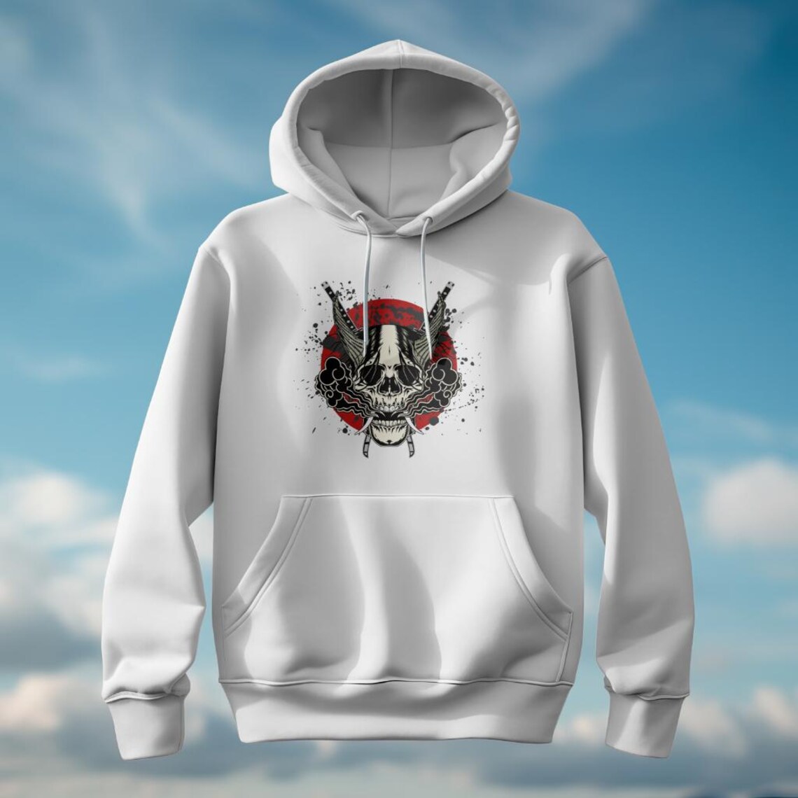Longhorn Skull SVG, Longhorn Japanese Samurai Mask Skull Svg, Clip Art ...