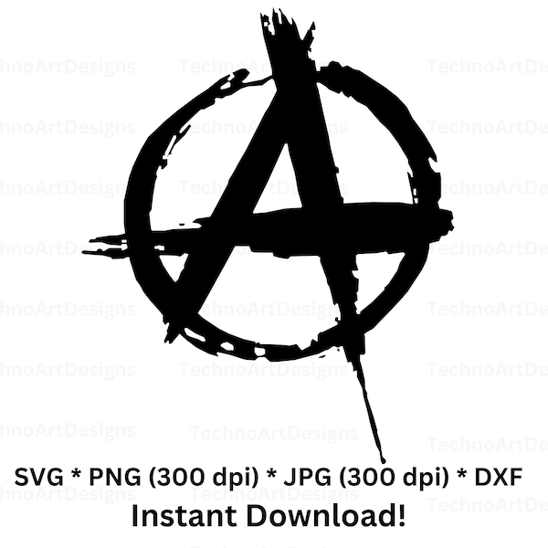 Anarchy Svg - Etsy