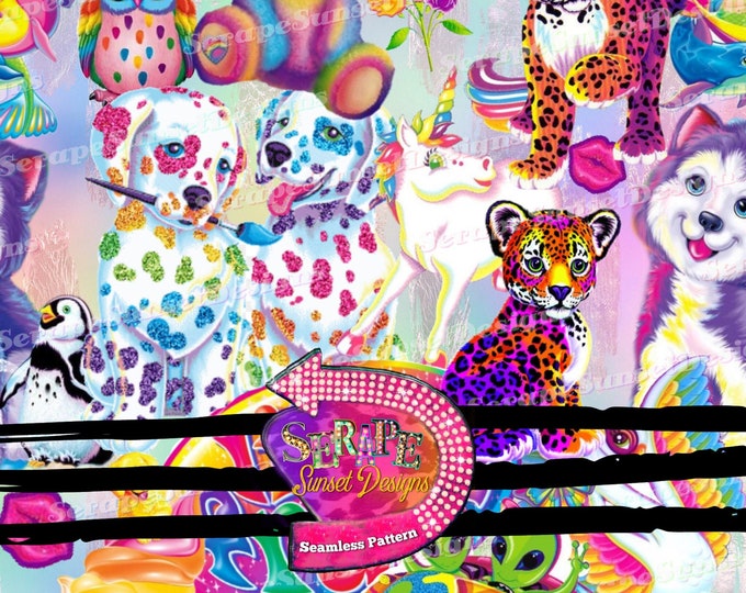 Lisa Frank Seamless File | Etsy