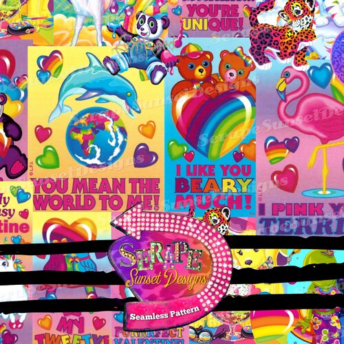 Lisa Frank Seamless File - Etsy
