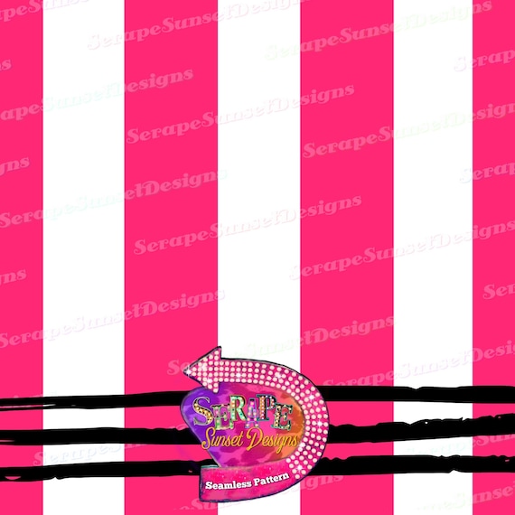 Big Hot Pink Stipes Seamless File for Fabric Printing - Etsy