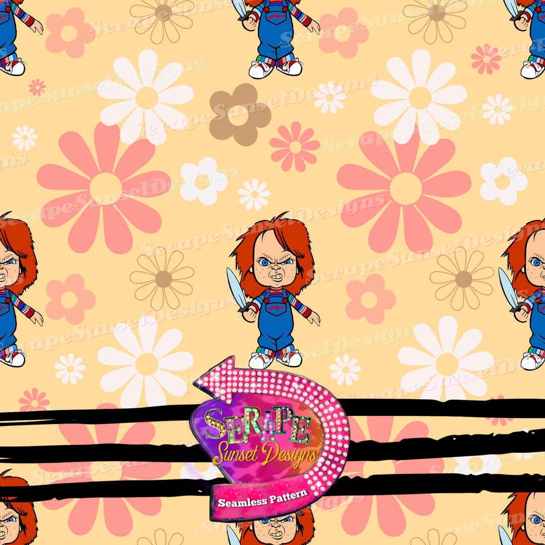 Chucky RETRO Seamless File EXTRA File Included - Etsy