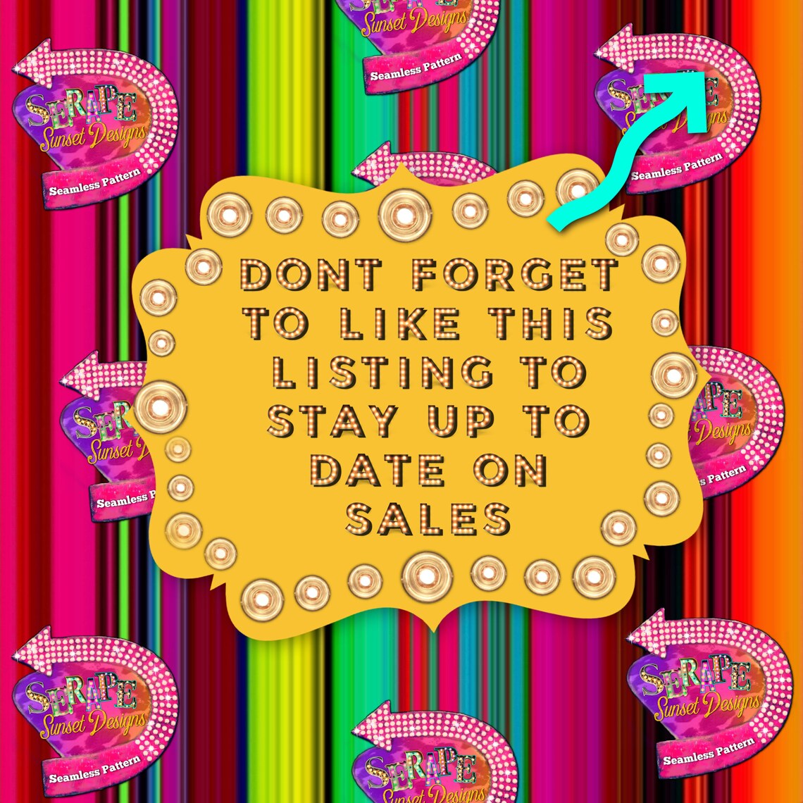 Lisa Frank Seamless File - Etsy