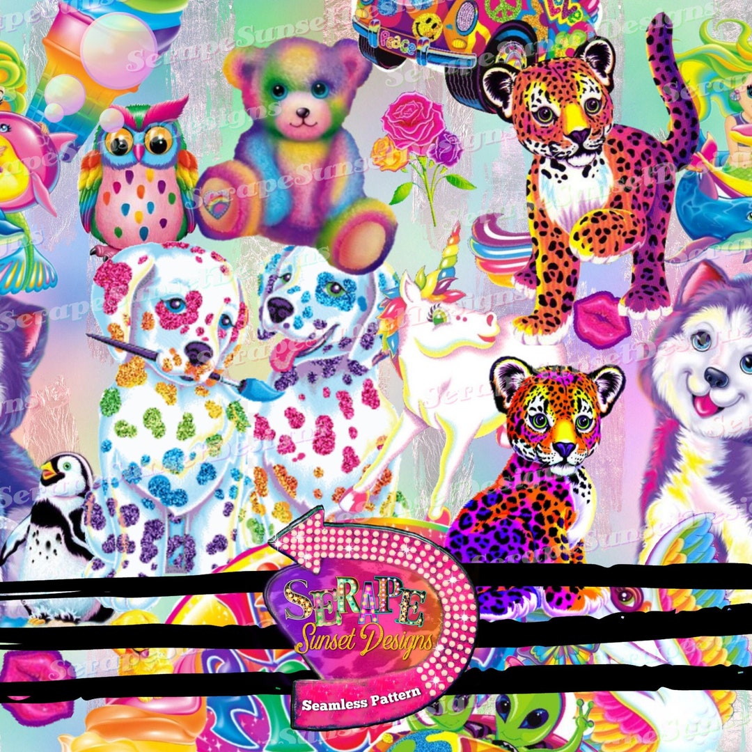 Lisa Frank Seamless File - Etsy