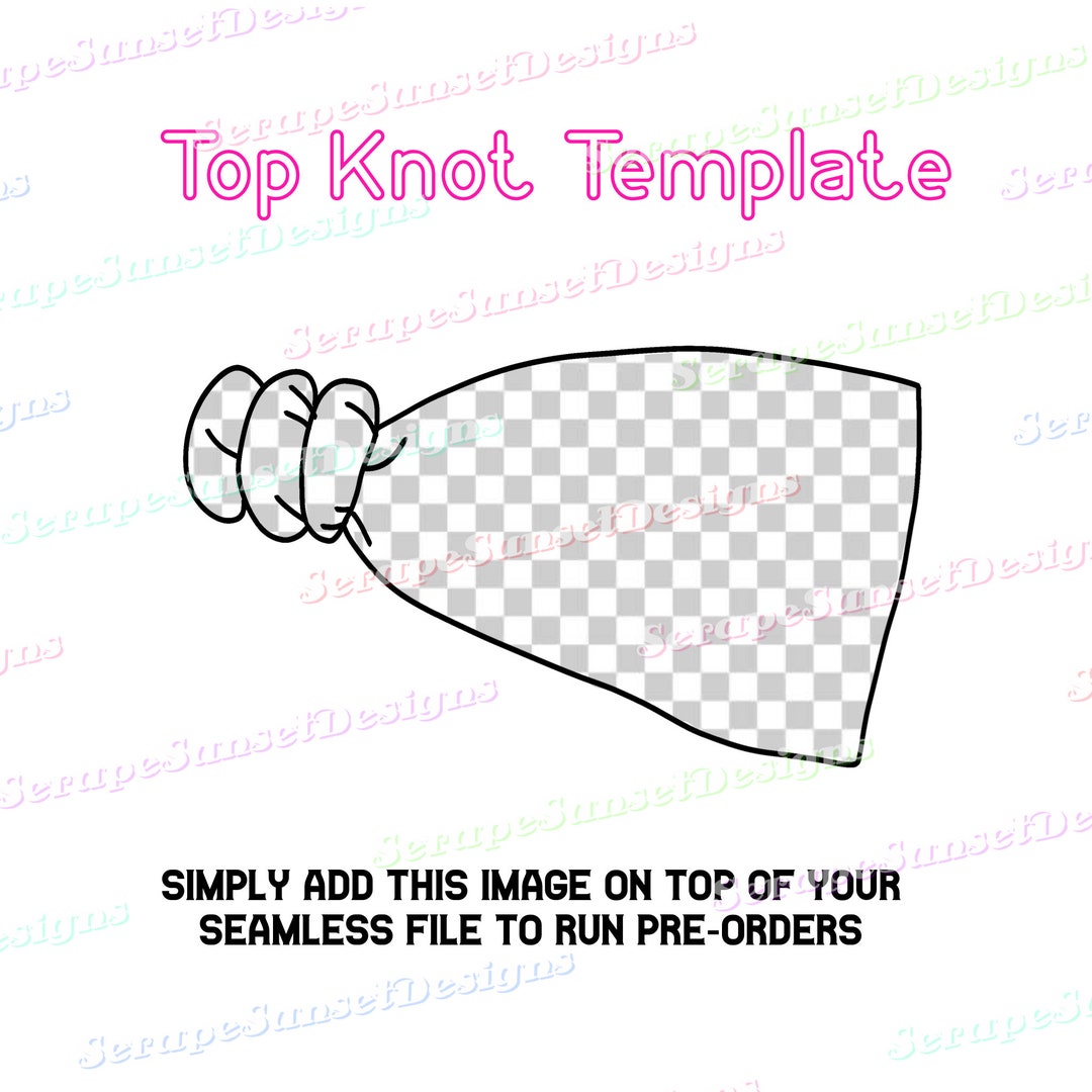 Top Knot Mock up Template for Pre Orders - Etsy