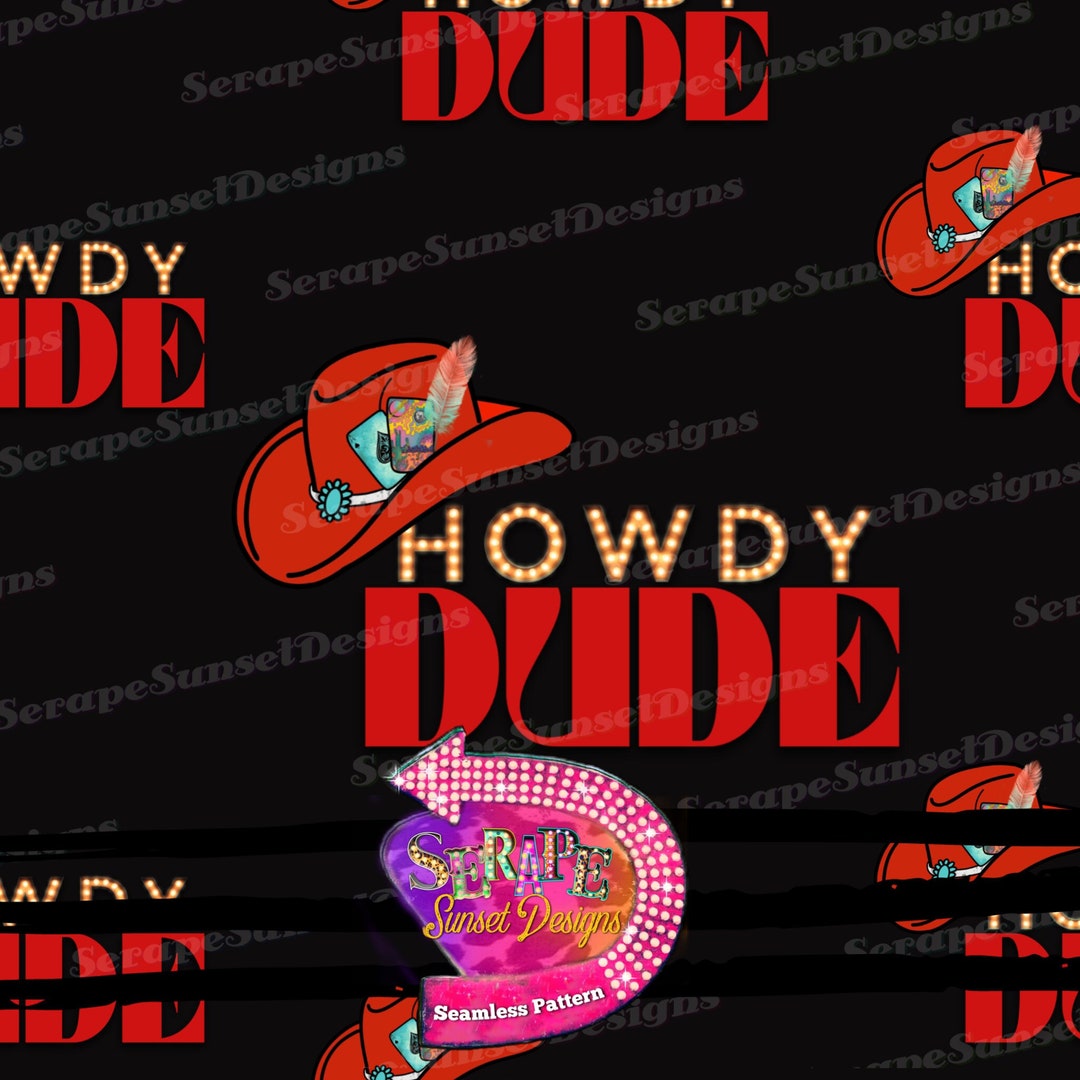 Howdy Dude modèle sans couture - Etsy France