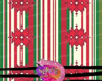 Serape Stripes Aztec Western Seamless Pattern | Etsy