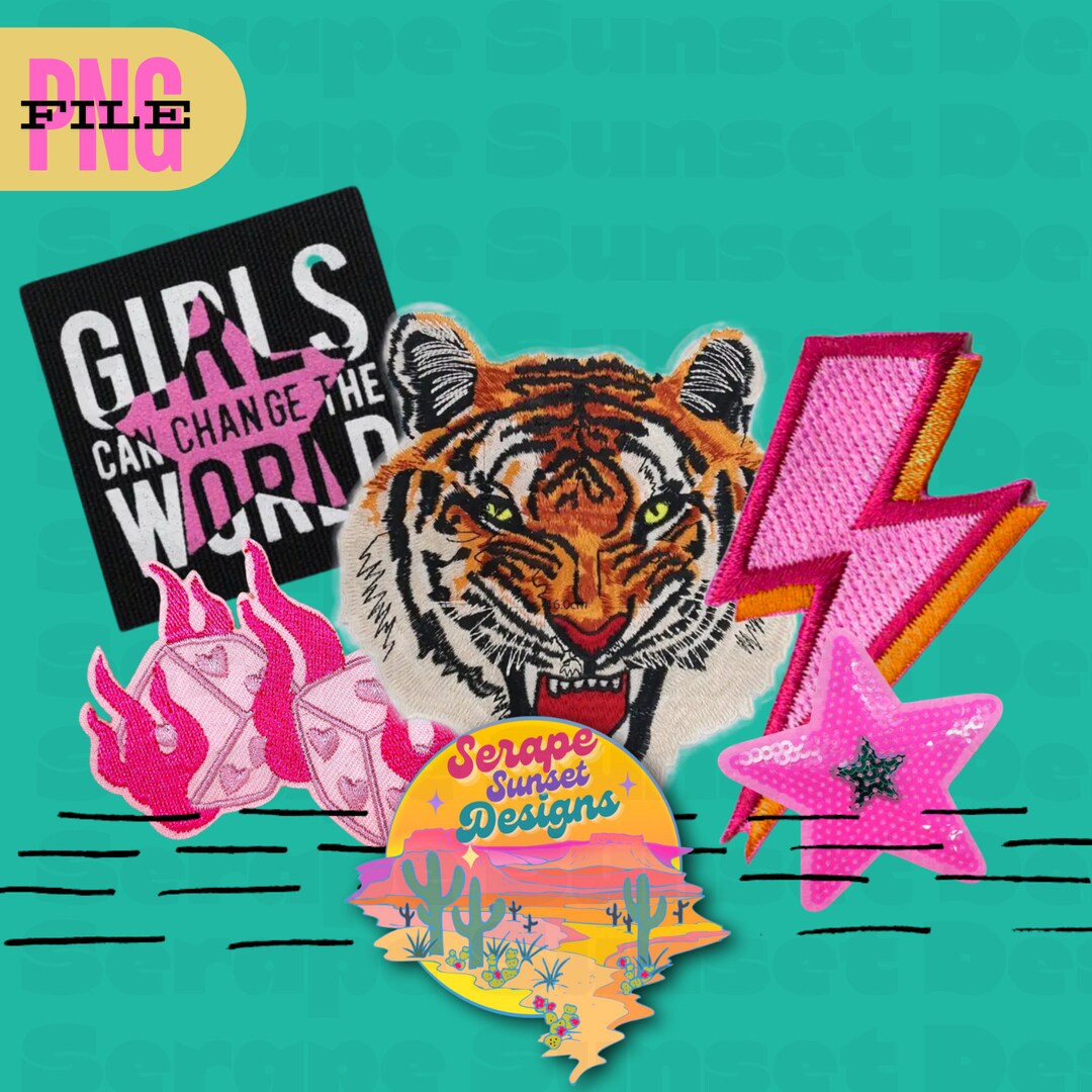 Trucker Patch Girl Boss Vibe Collage Trucker Hat or Shirt Png File - Etsy