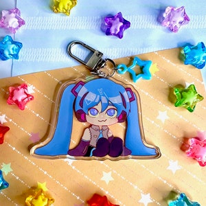 Vocaloid Keychains (miku, Rin, Len, Kaito) - Etsy