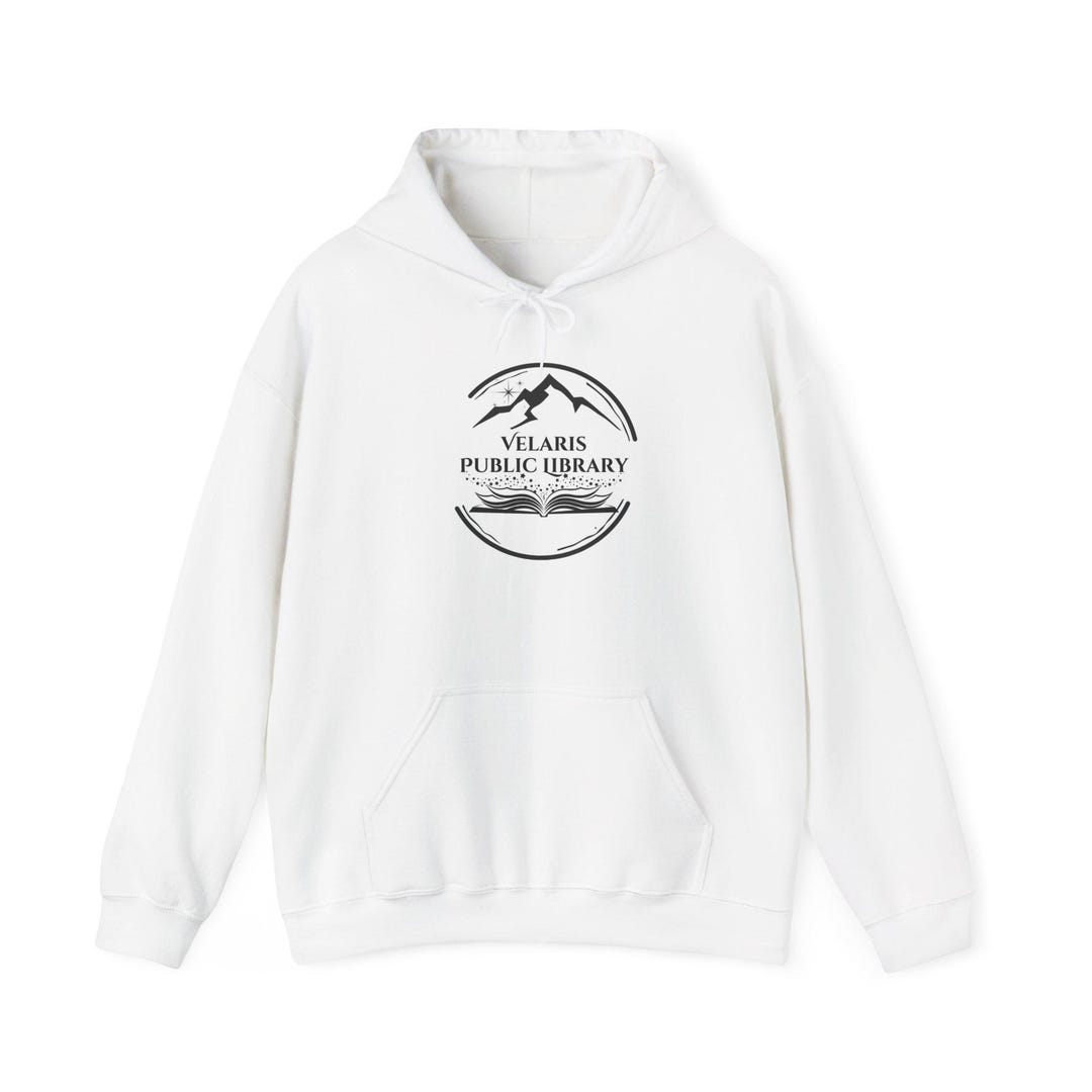 ACOTAR Velaris Public Library Hoodie, Sarah J Maas Fantasy Book Series ...