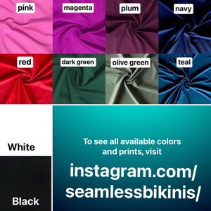 IVY Bottom / Low Cut Cheeky Bikini Bottom, Seamless Swimsuit, Extra ...