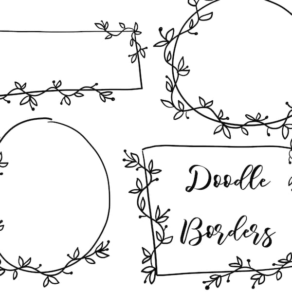 Doodle Border - Etsy