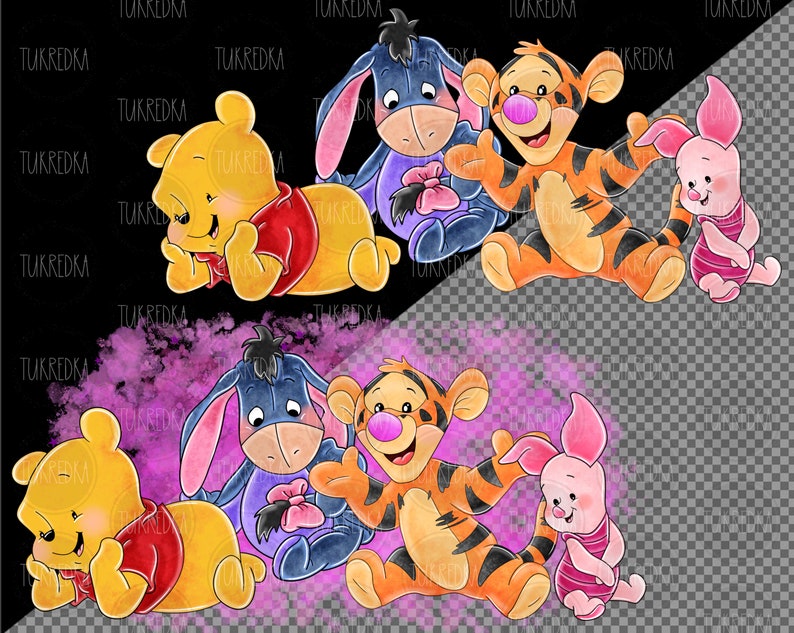 Winnie the Pooh, Pooh Bear Piglet Eeyore Tigger Cute Clip Art PNG ...
