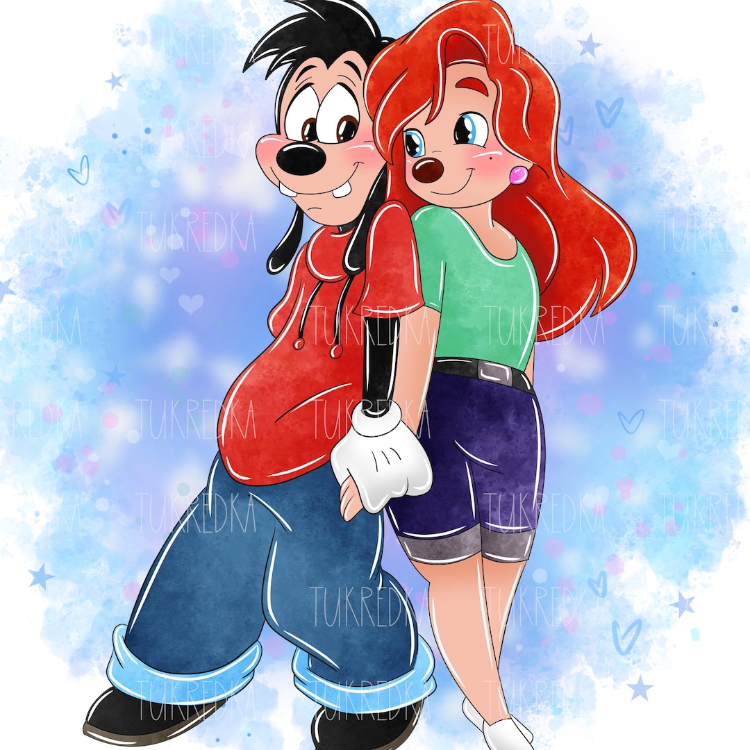 Max and Roxanne Cute Clip Art PNG, Cartoon Clipart Sublimation PNG - Etsy