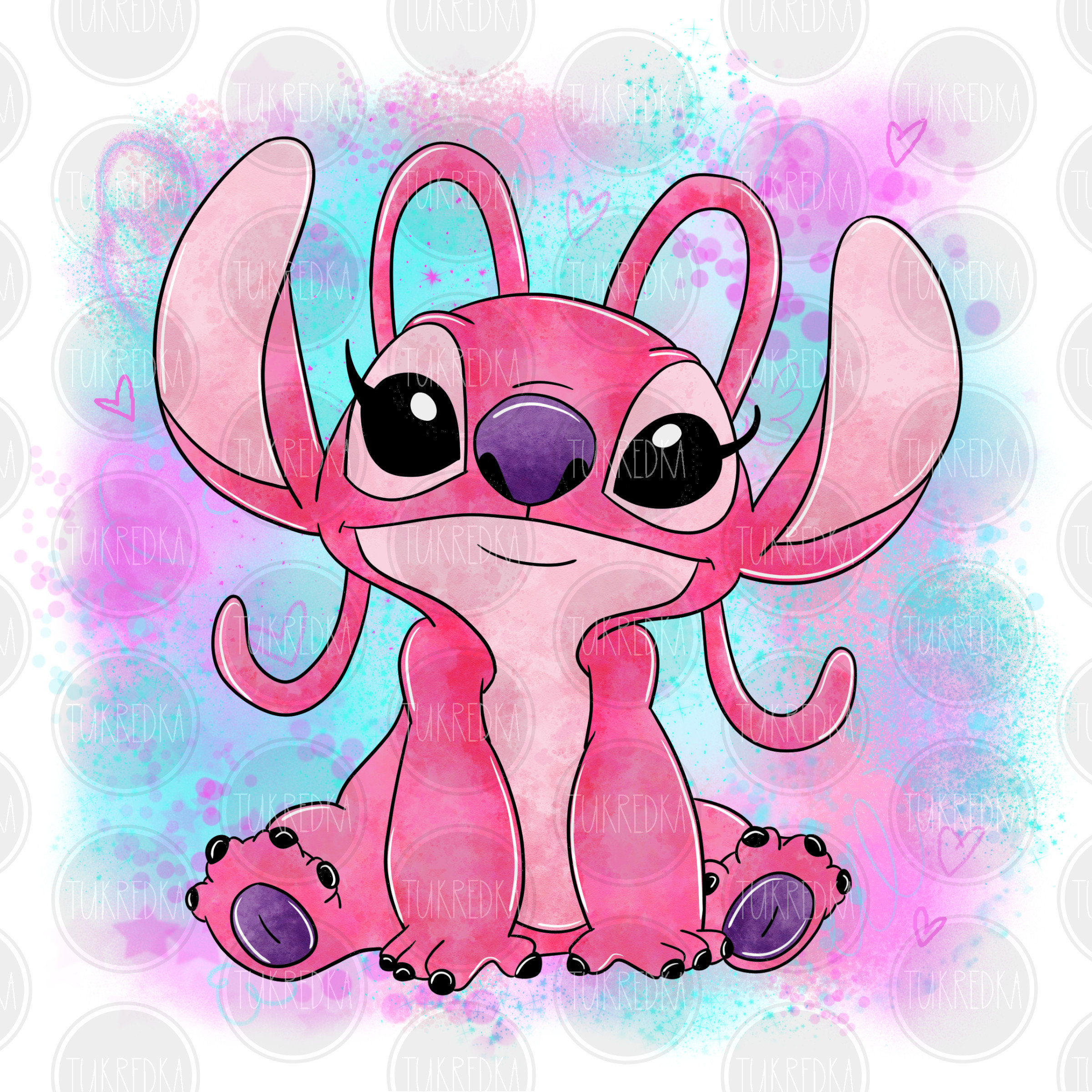 Stitch Angel Mignon Clip art PNG, Dessin animé Clipart Sublimation PNG ...