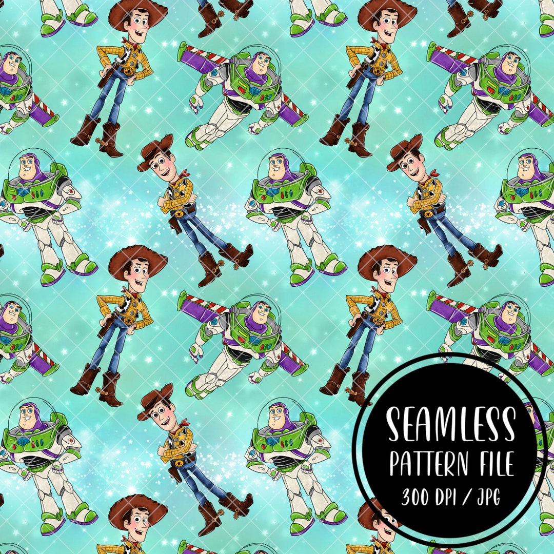 Toy Story Seamless Pattern, Digital Paper Background Download Free ...