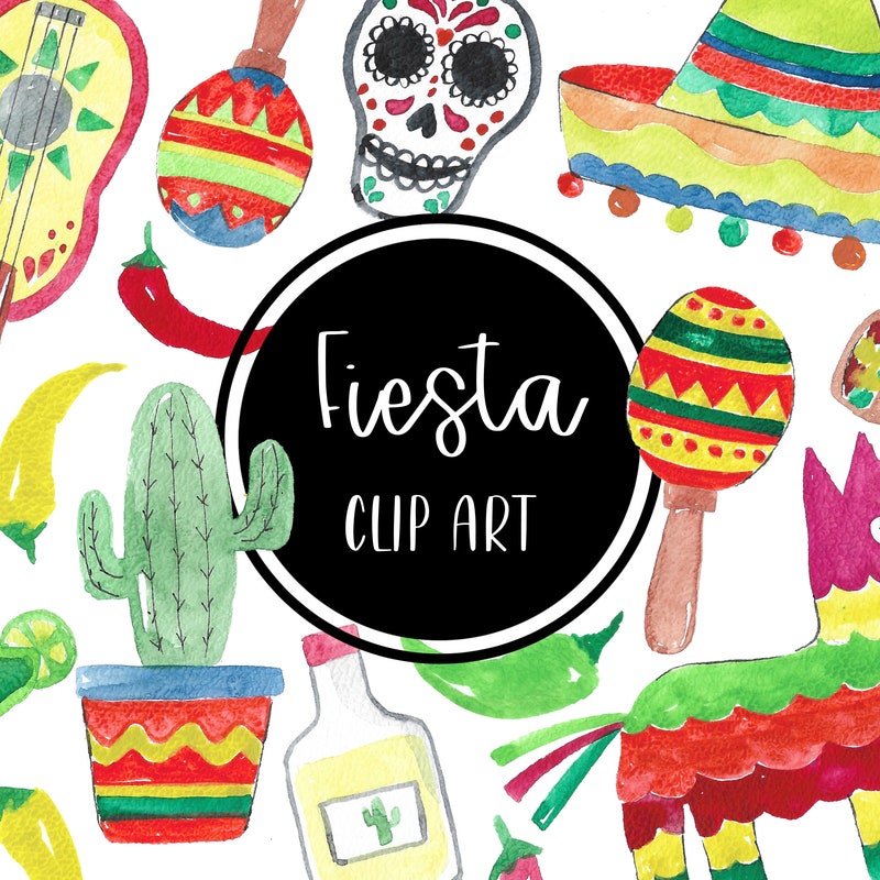 Fiesta Clip Art - Etsy