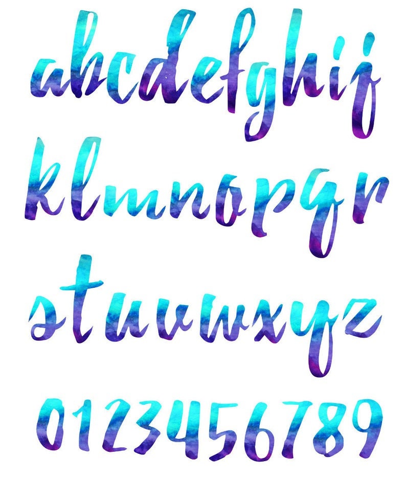 Ombre Alphabet Clip Art Ombre Alphabet Letters Cards Download Free ...