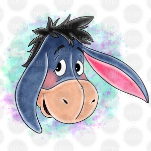 Winnie the Pooh, Eeyore Cute Clip Art PNG, Cartoon Clipart Sublimation ...