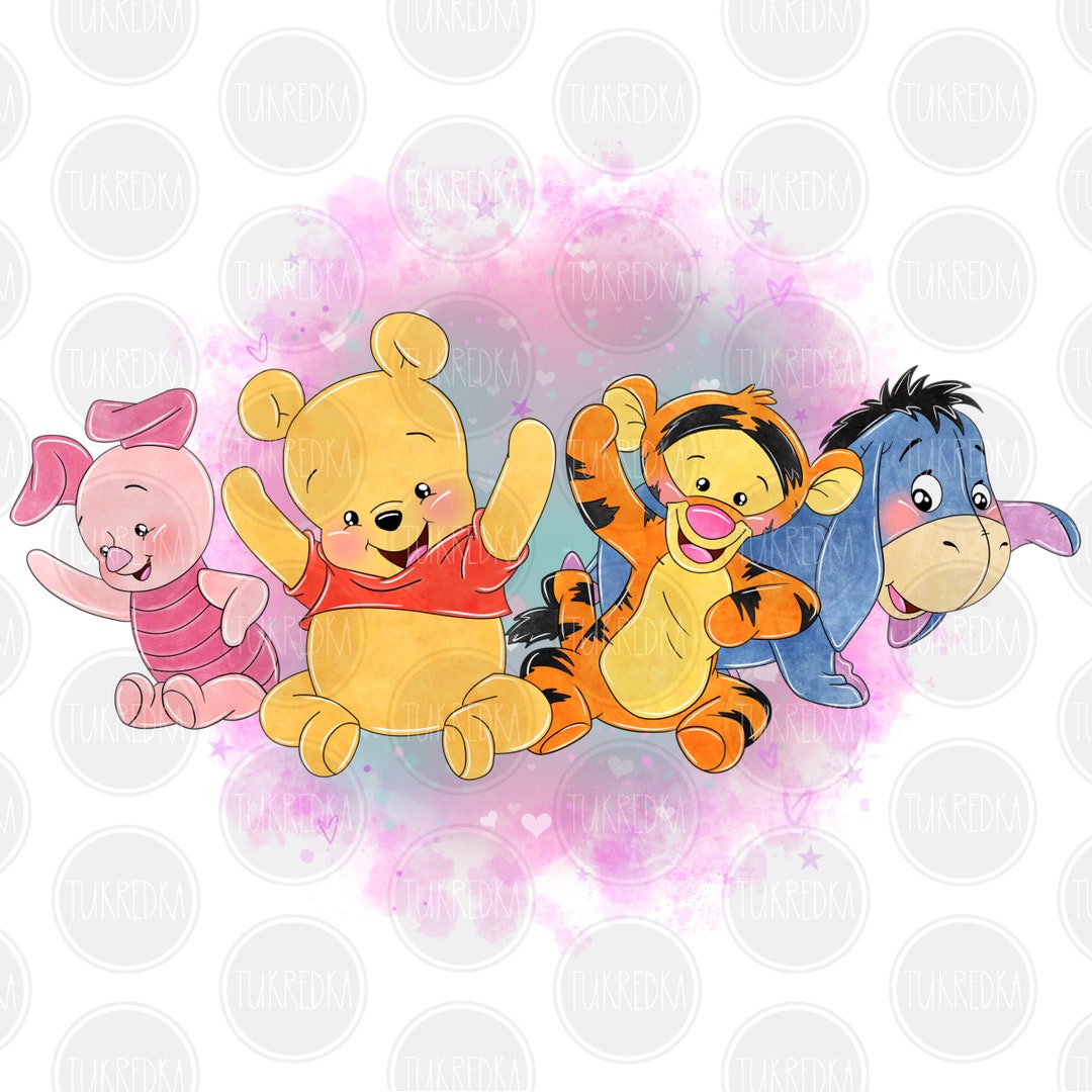 Winnie the Pooh, Pooh Bear Piglet Eeyore Tigger Cute Clip Art PNG ...