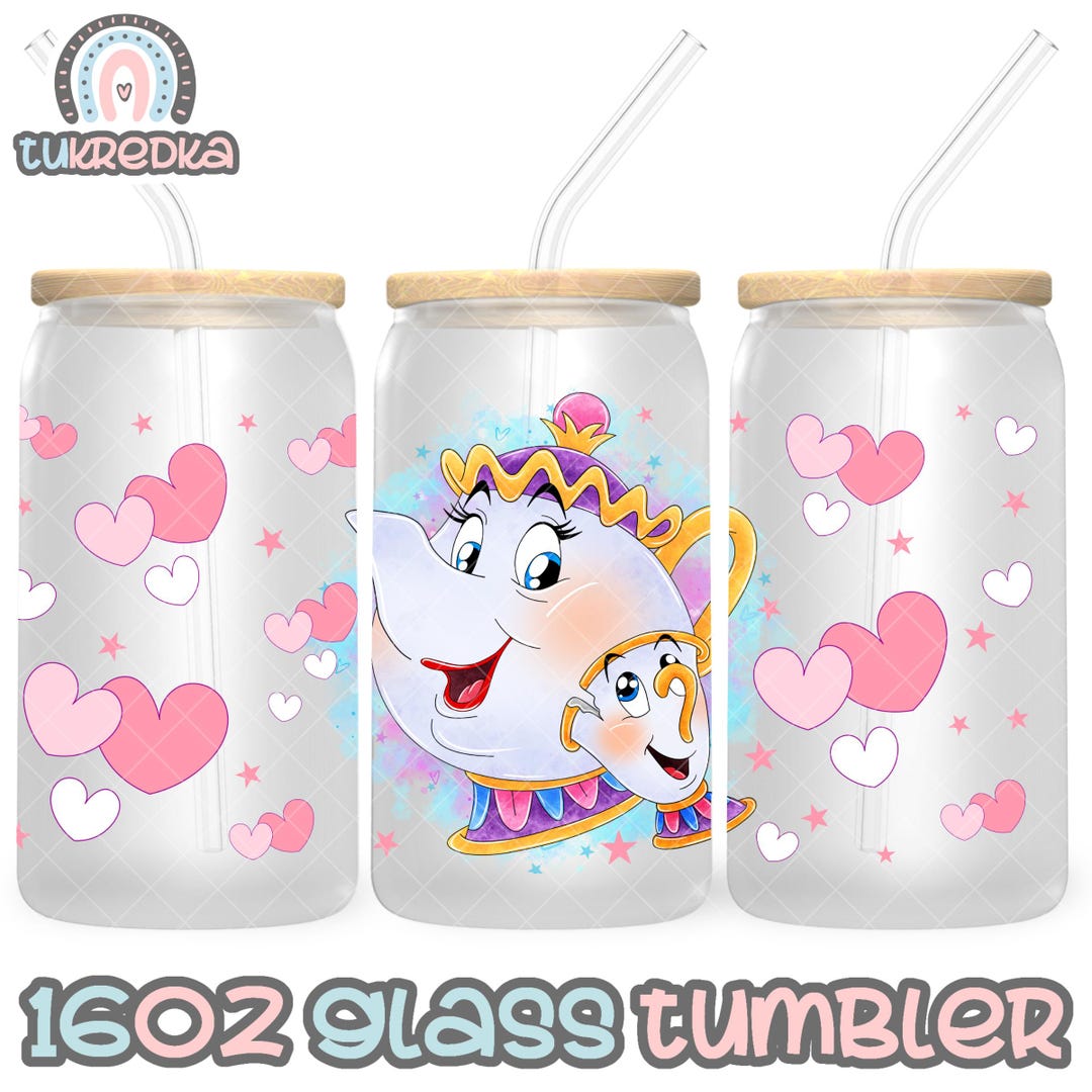 Mrs Teapots & Chip Beauty and the Beast Cup PNG File DIGITAL DOWNLOAD ...