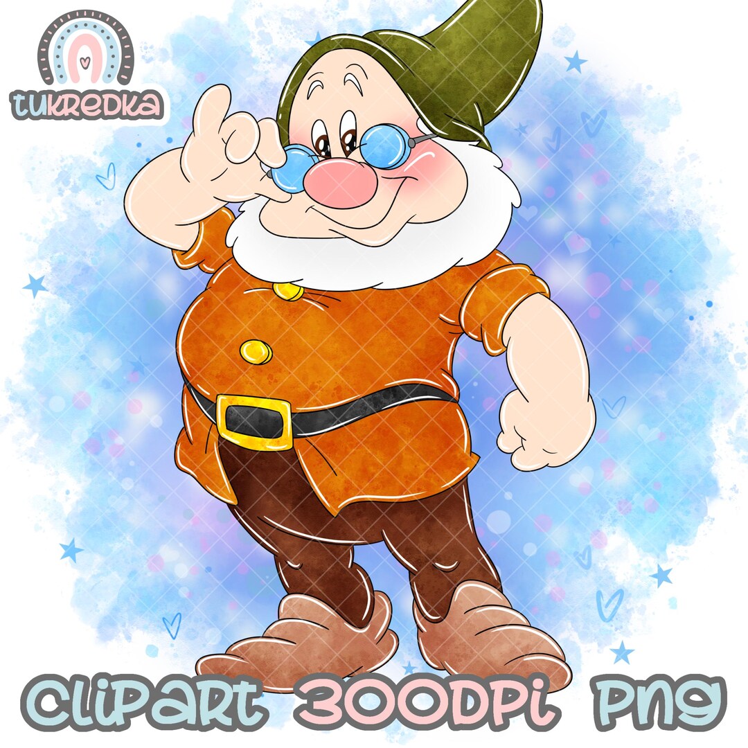 Doc Princess Snow White Clip Art PNG, Cartoon Clipart Sublimation PNG ...