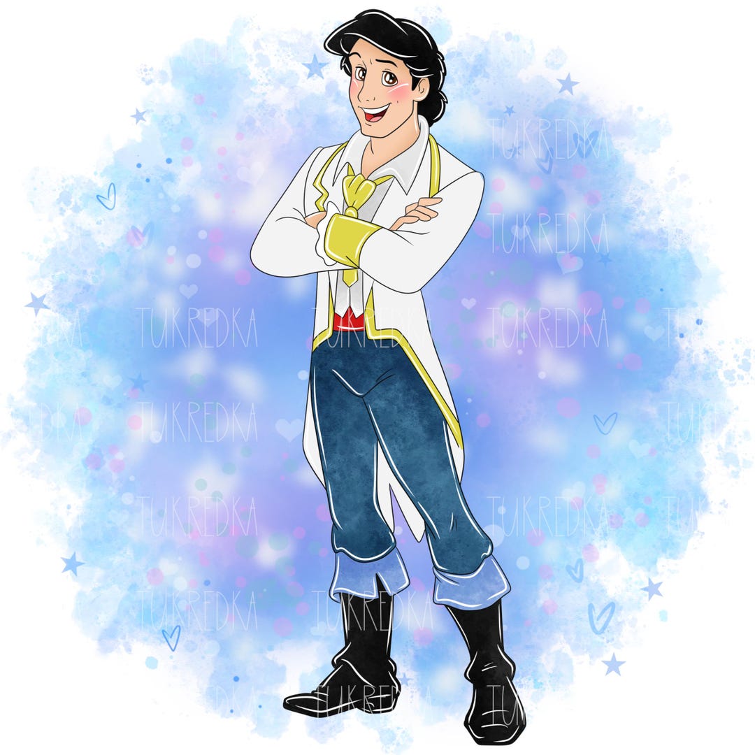 Prince Eric Clip Art, the Little Mermaid PNG Clip Art, Cartoon ...